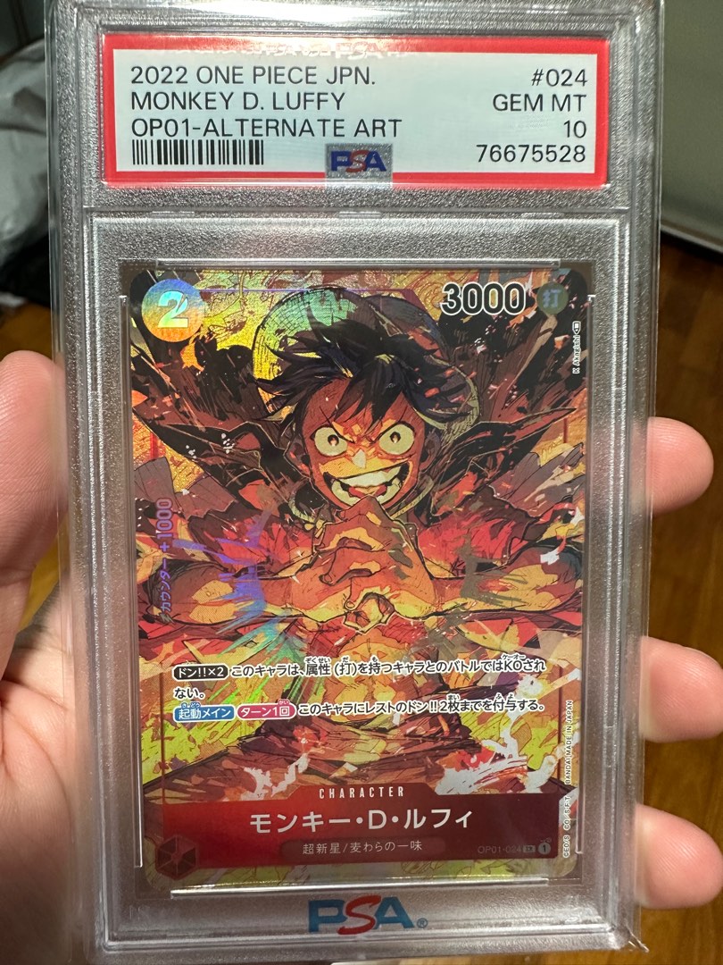 PSA10 luffy AA one piece film Tcg card, Hobbies & Toys, Toys & Games on ...