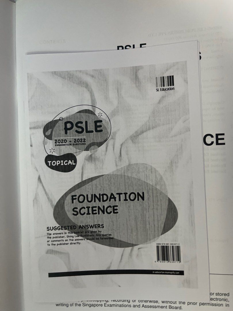 PSLE TOPICAL Foundation Science, Hobbies & Toys, Books & Magazines ...