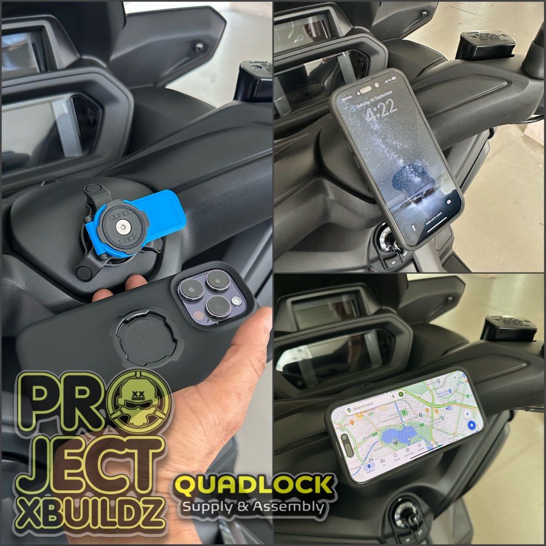 Yamaha Xmax V2 2023 Quadlock , Motorcycles, Motorcycle Accessories on ...