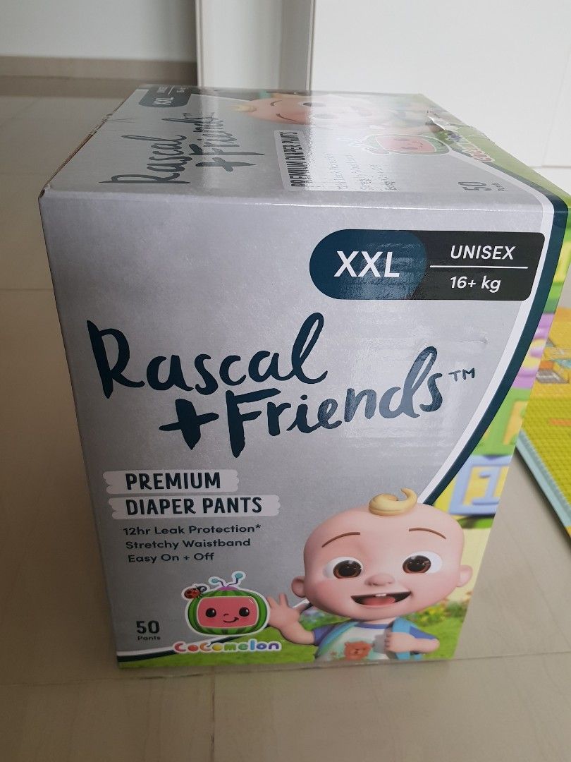 Rascal Cocomelon Diapers XXL (50 pieces), Babies & Kids, Bathing ...