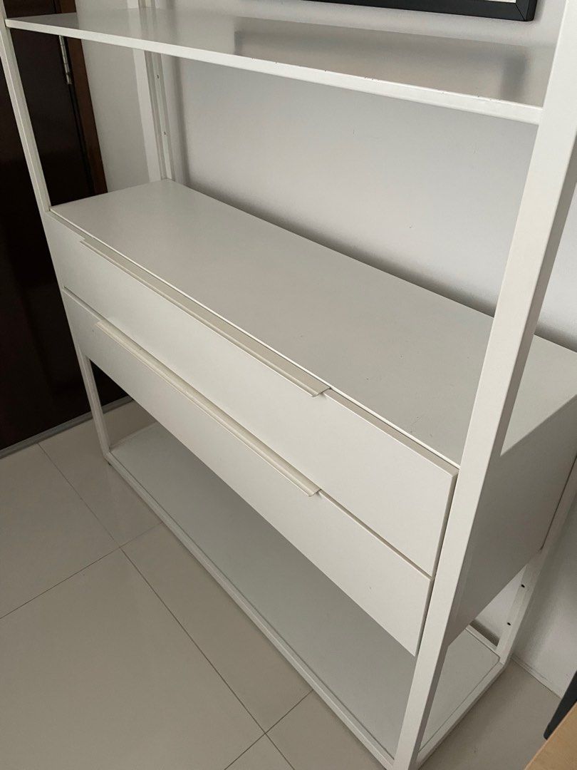 Relocating: IKEA Fjalkinge shelving unit, Furniture & Home Living ...