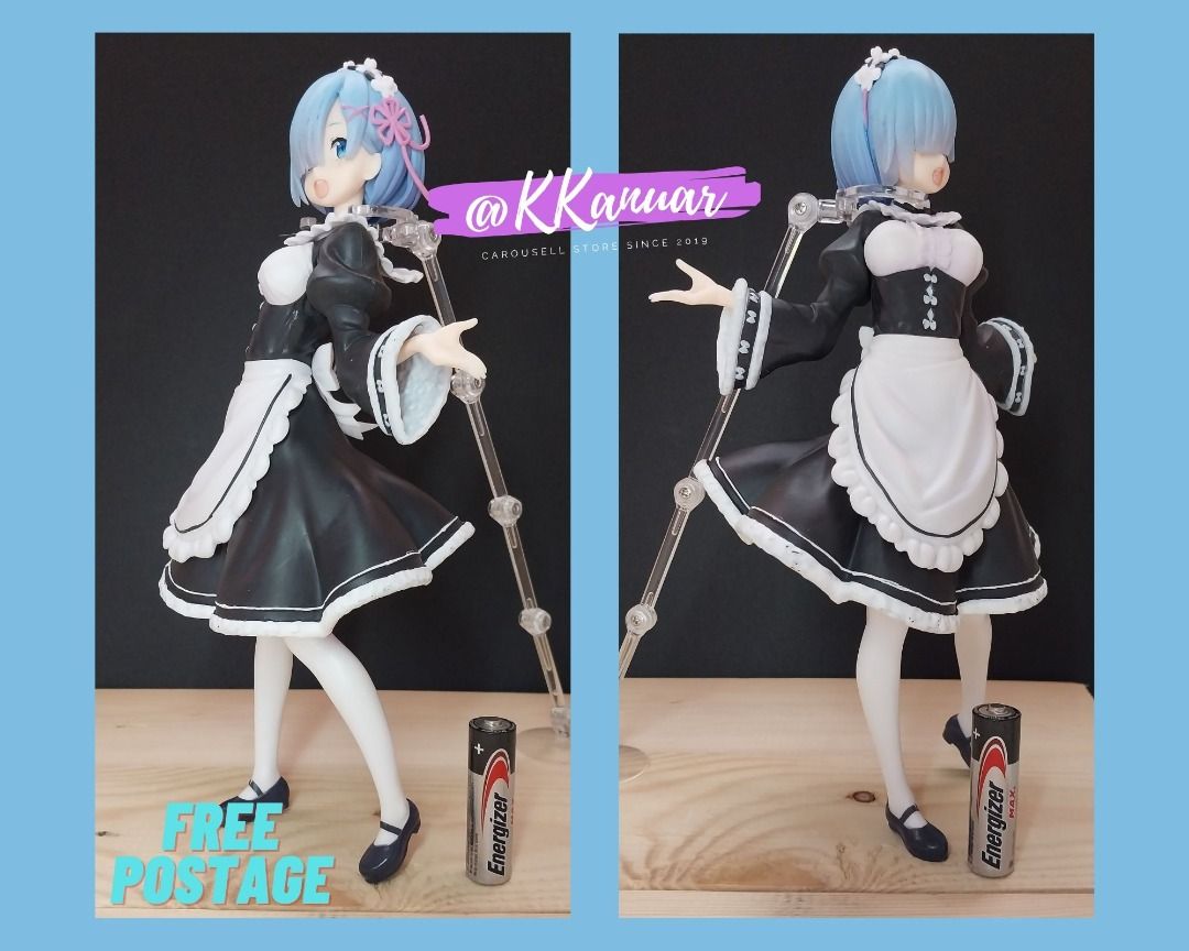 ReZero REM - Maid Uniform Figure, Hobbies & Toys, Toys & Games on Carousell