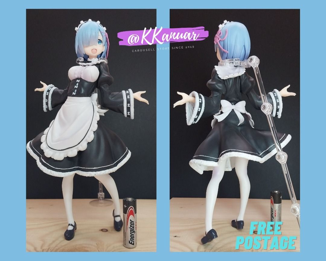 ReZero REM - Maid Uniform Figure, Hobbies & Toys, Toys & Games on Carousell