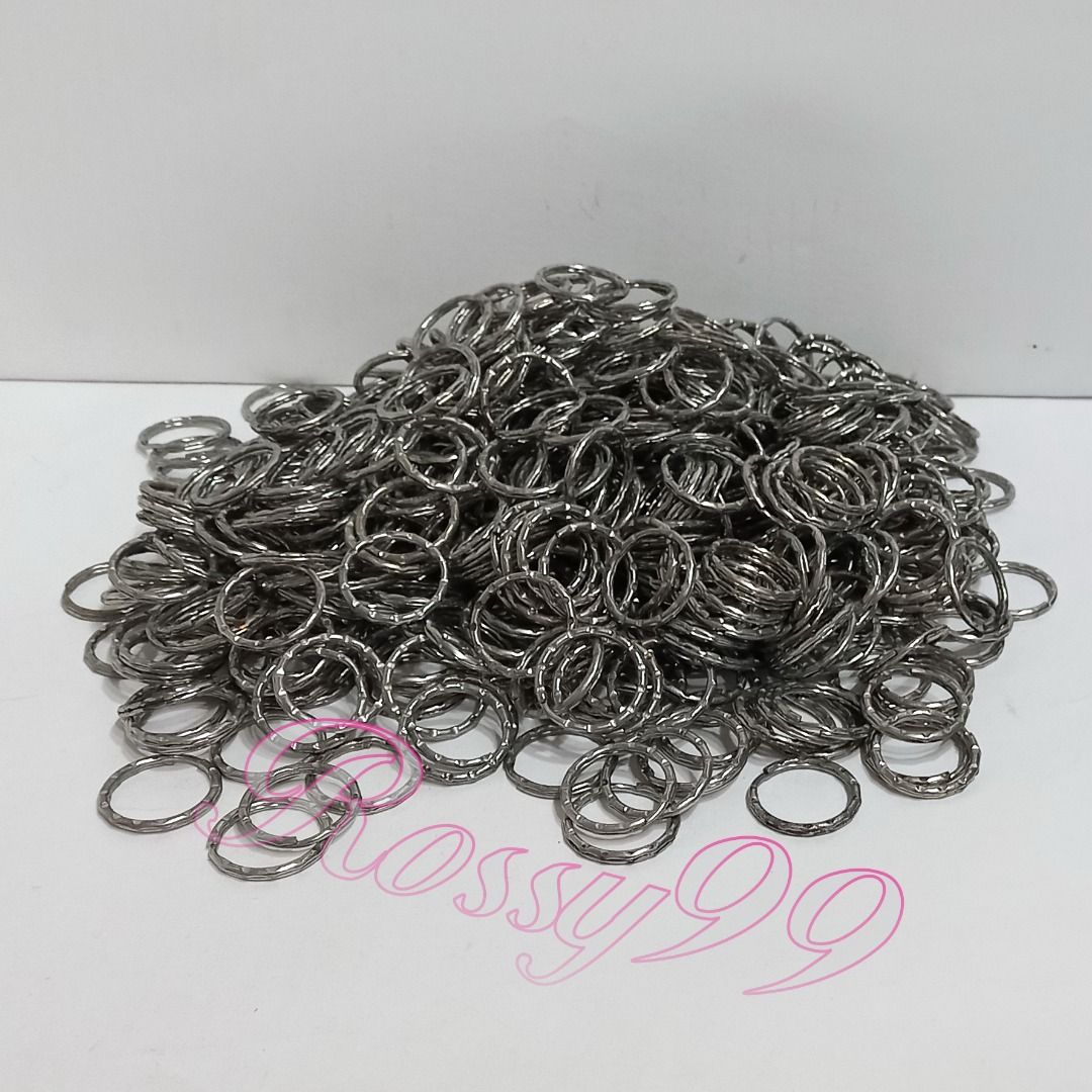 Ring Bulat 3cm Kembang Ulir Keychain Ring Gantungan Kunci Paket 1000pcs ...
