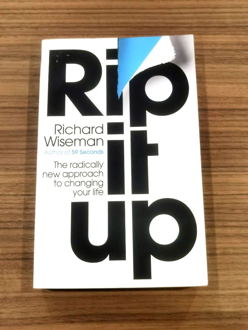 Rip It UpThe Radically New Approach To Changing Your Life Book By ...