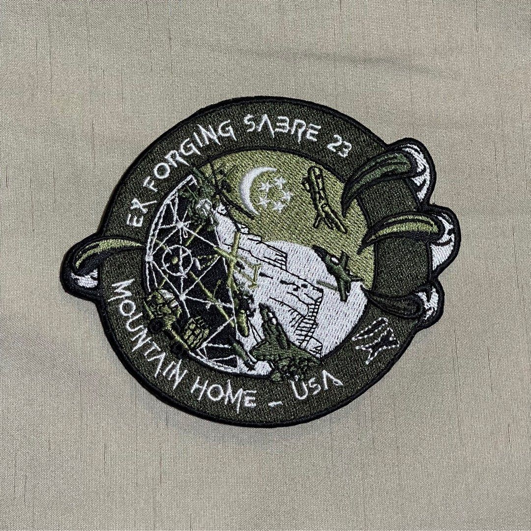 RSAF EX Forging Sabre 23 Green Patch, Hobbies & Toys, Memorabilia ...