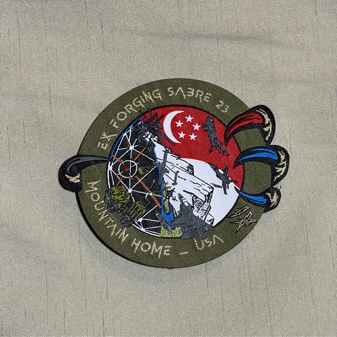 RSAF EX Forging Sabre 23 Red Patch, Hobbies & Toys, Memorabilia ...