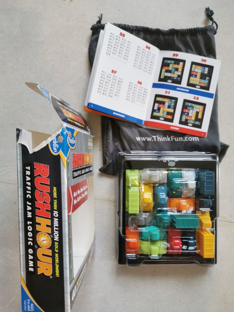 Rush hour traffic jam logic game, Hobbies & Toys, Toys & Games on Carousell