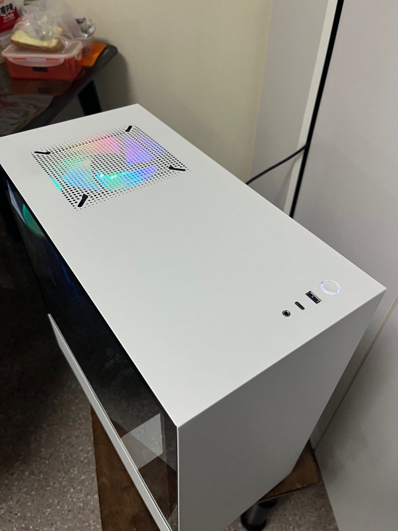 RYZEN 7 NZXT RGB GAMING PC DESKTOP BUDGET CHEAP CPU 2700X 1TB SSD VEGA ...