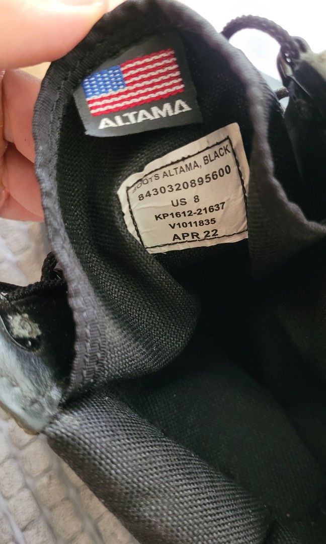 SAF Altama Boots, Men's Fashion, Footwear, Boots on Carousell