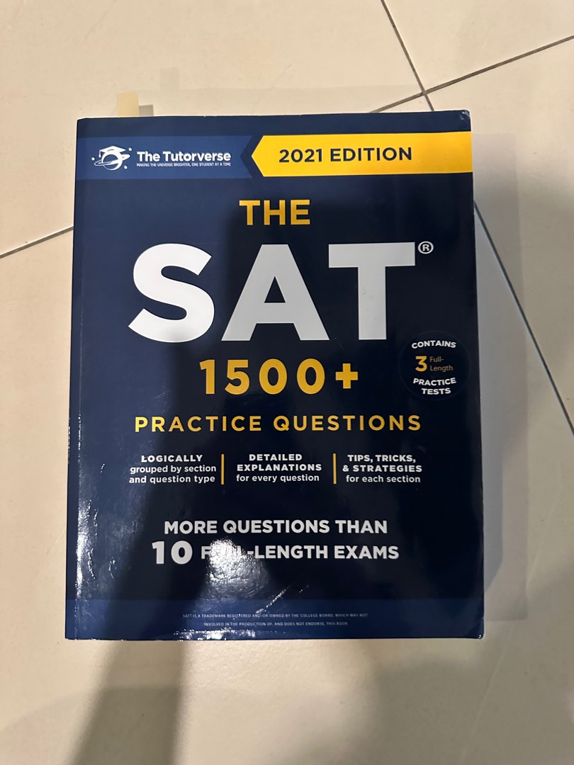 SAT 1500+ practice questions, Hobbies & Toys, Books & Magazines ...