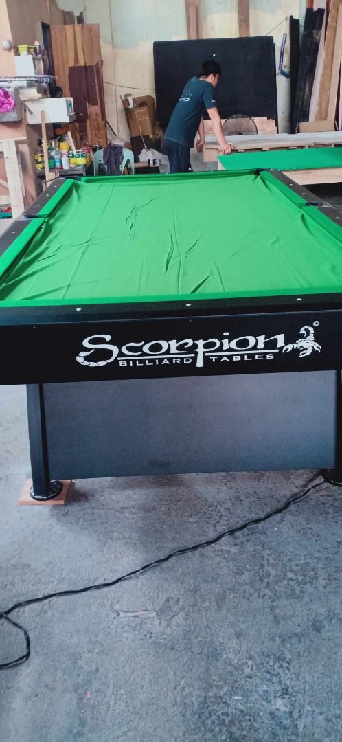 SCORPION 5X9 FT. STANDARD BILLIARD TABLE, Sports Equipment, Sports ...