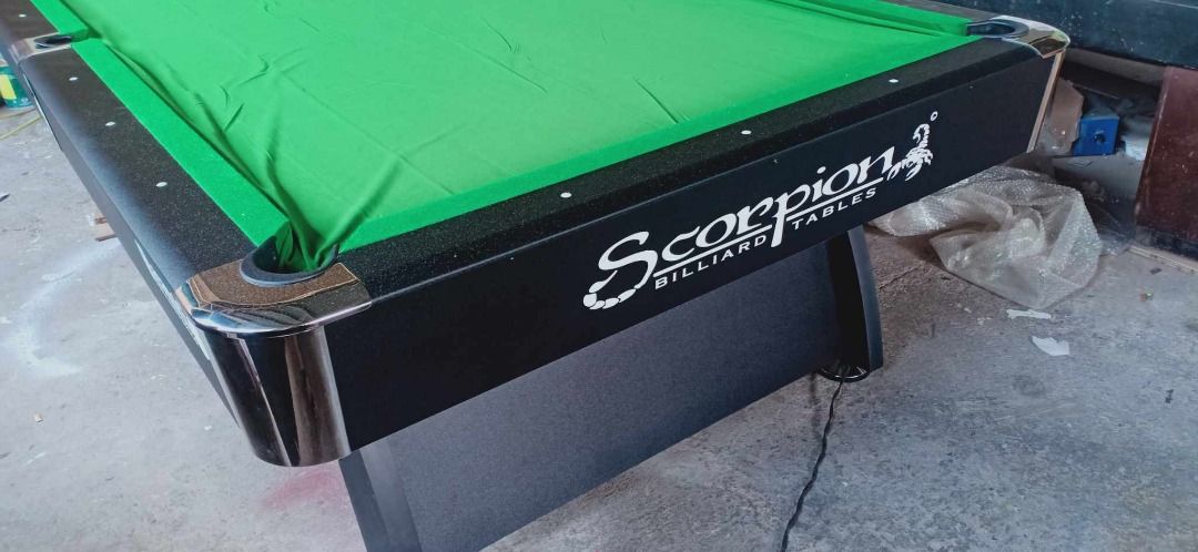 SCORPION 5X9 FT. STANDARD BILLIARD TABLE, Sports Equipment, Sports ...