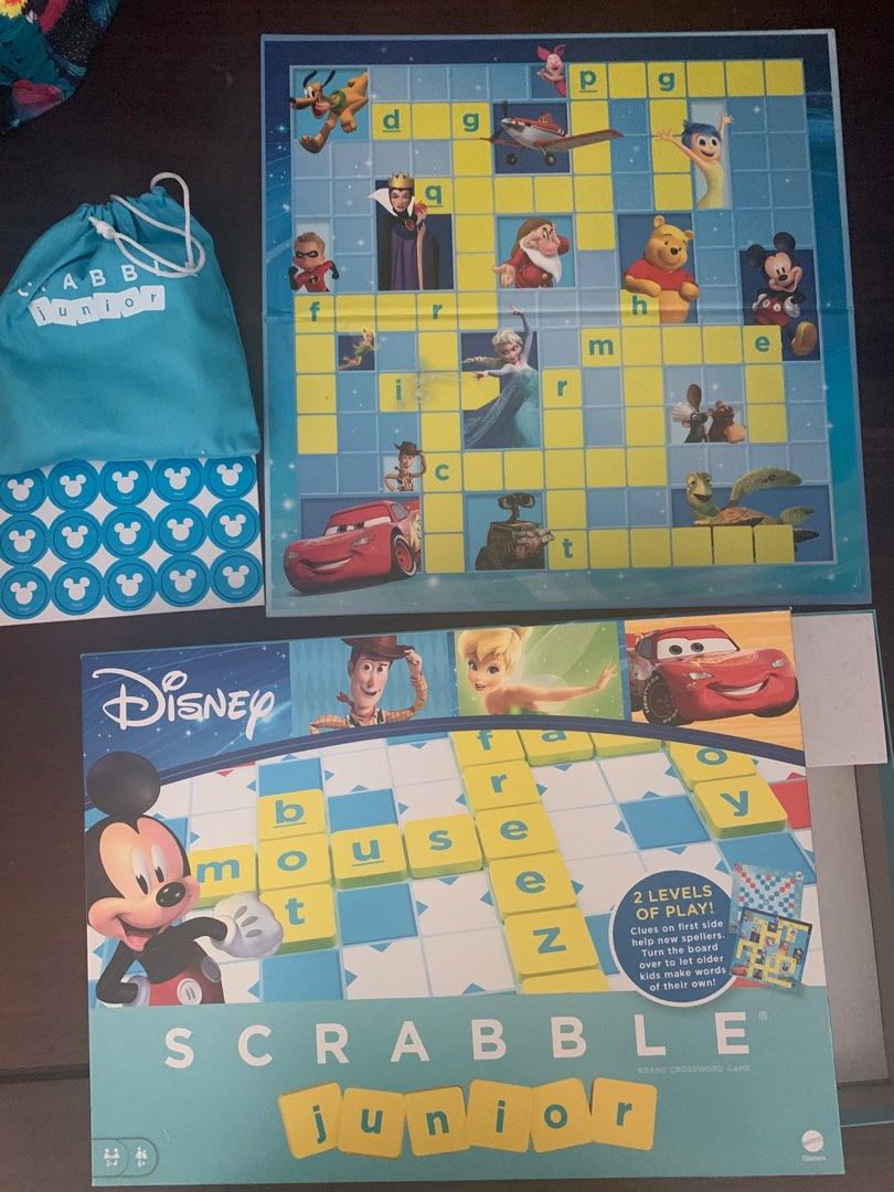 Scrabble Junior Disney and Disney Princess Domino set , Hobbies & Toys ...