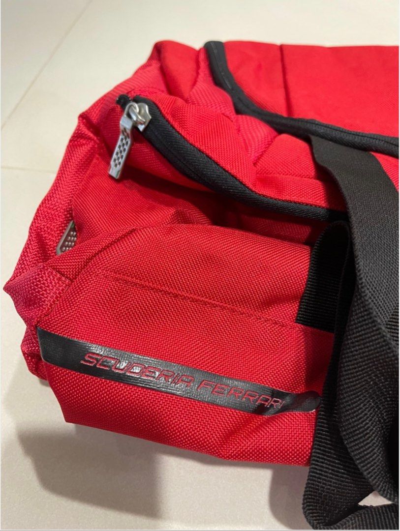 Authentic Scuderia Ferrari Duffel Bag, Women's Fashion, Bags & Wallets ...