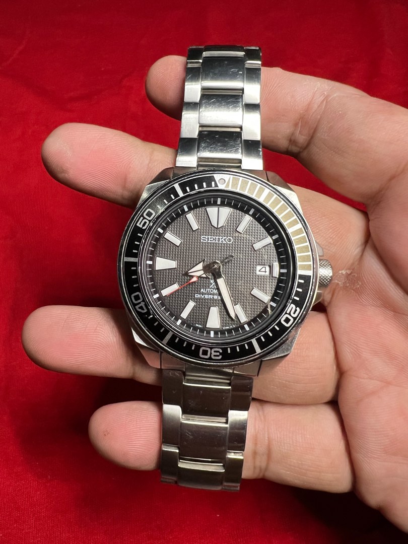 Seiko samurai SRPB49 4R35 - 01V0 rush nego, Luxury, Watches on Carousell