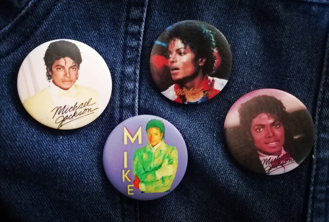 Set: Michael Jackson Button Pins Michael Jackson Button Pin, Hobbies ...
