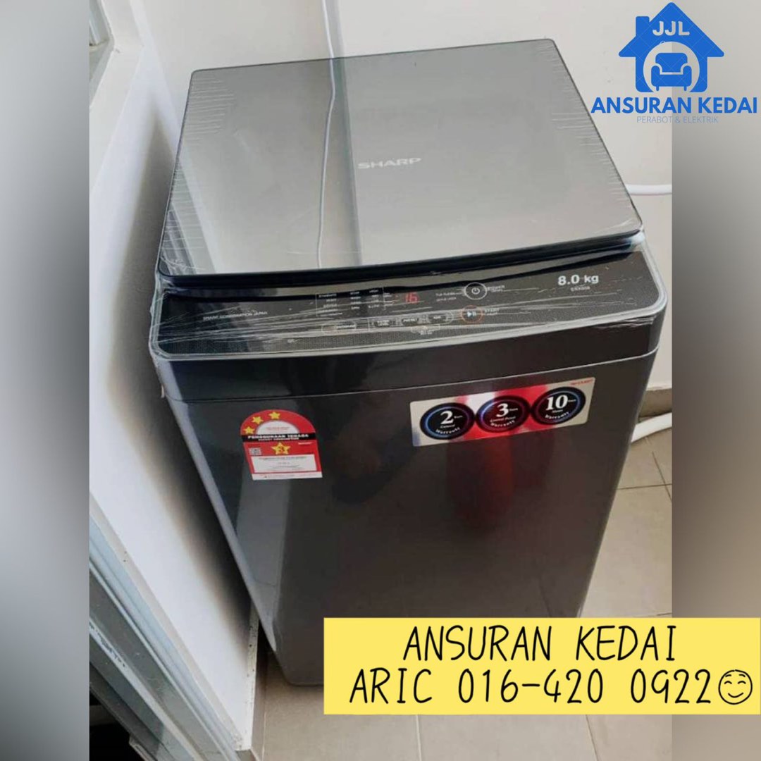 SHARP MESIN BASUH ANSURAN KEDAI, TV & Home Appliances, Washing Machines ...