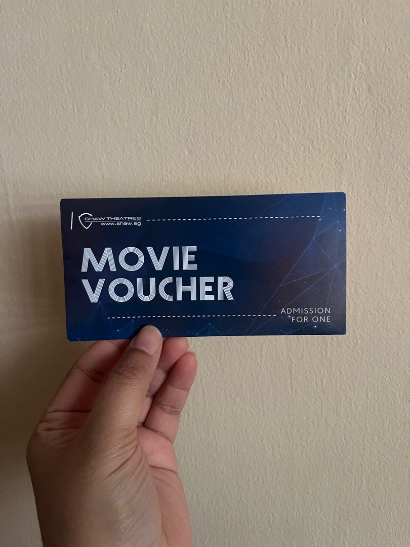 Shaw movie voucher, Tickets & Vouchers, Vouchers on Carousell