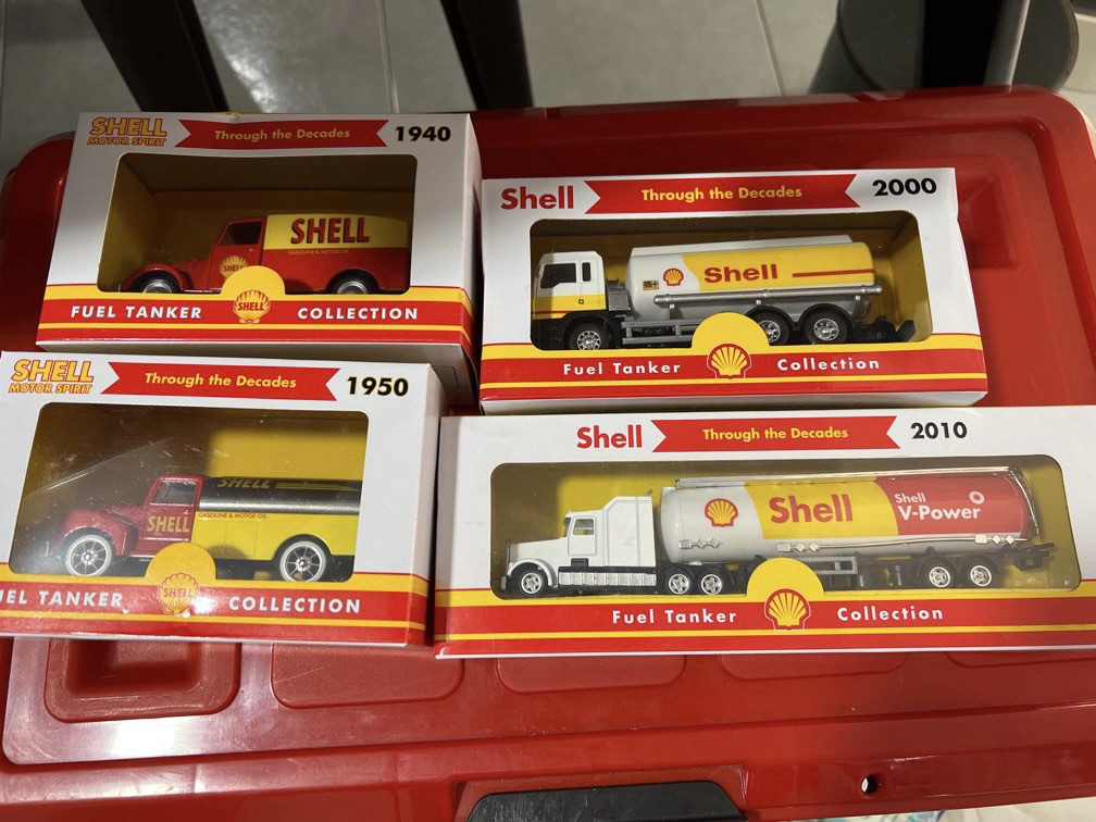 Shell fuel tanker, Hobbies & Toys, Memorabilia & Collectibles, Vintage ...