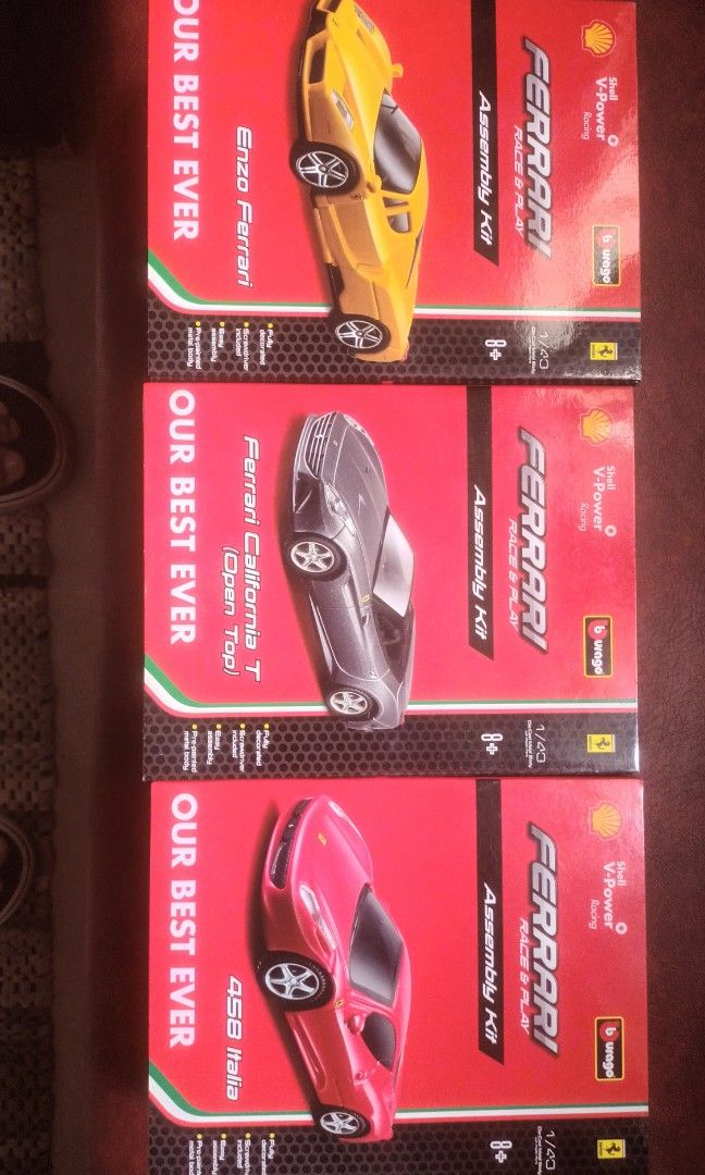 Shell x Ferrari Race & Play Assembly kit - complete set, Hobbies & Toys ...