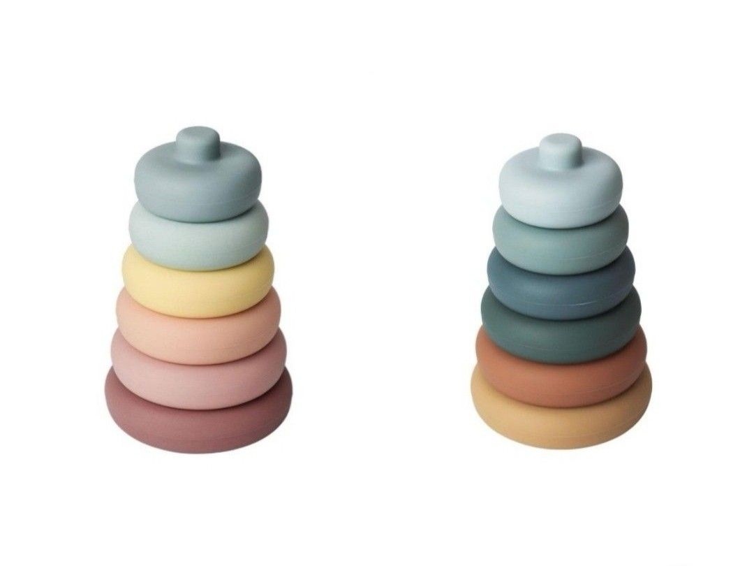 Silicone Stacking Shapes, Babies & Kids, Infant Playtime on Carousell