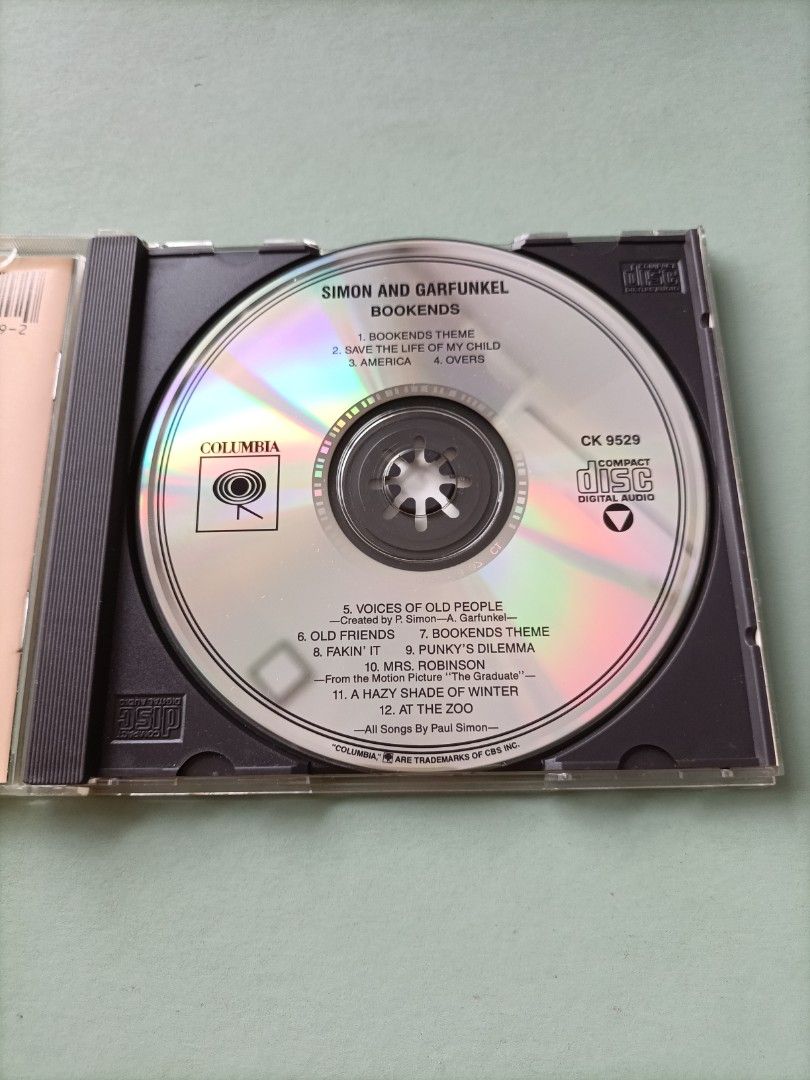 Simon & Garfunkel - Bookends (CD) bo2, Hobbies & Toys, Music & Media ...