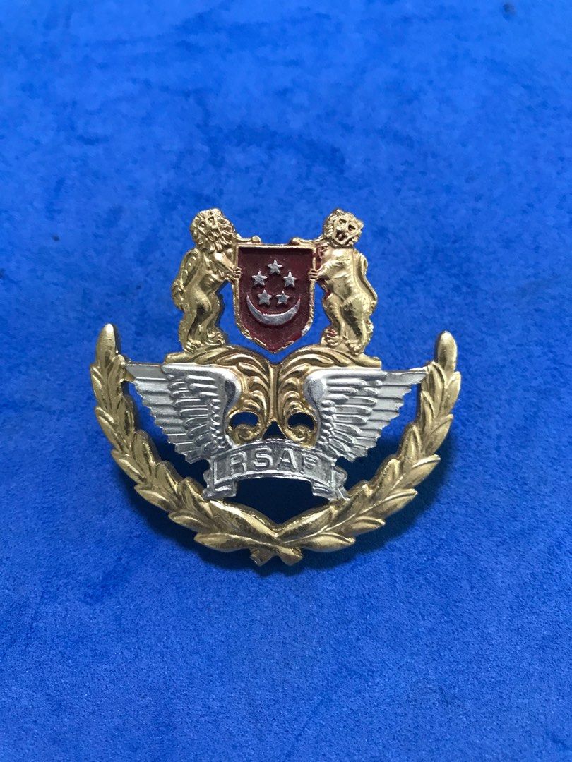 Singapore RSAF Badge/pin as shown, Hobbies & Toys, Memorabilia ...