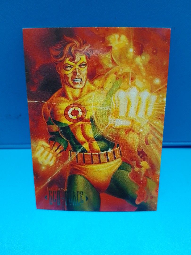 SKYBOX 1994 DC MASTER SERIES #24 GEO-FORCE, Hobbies & Toys, Toys ...