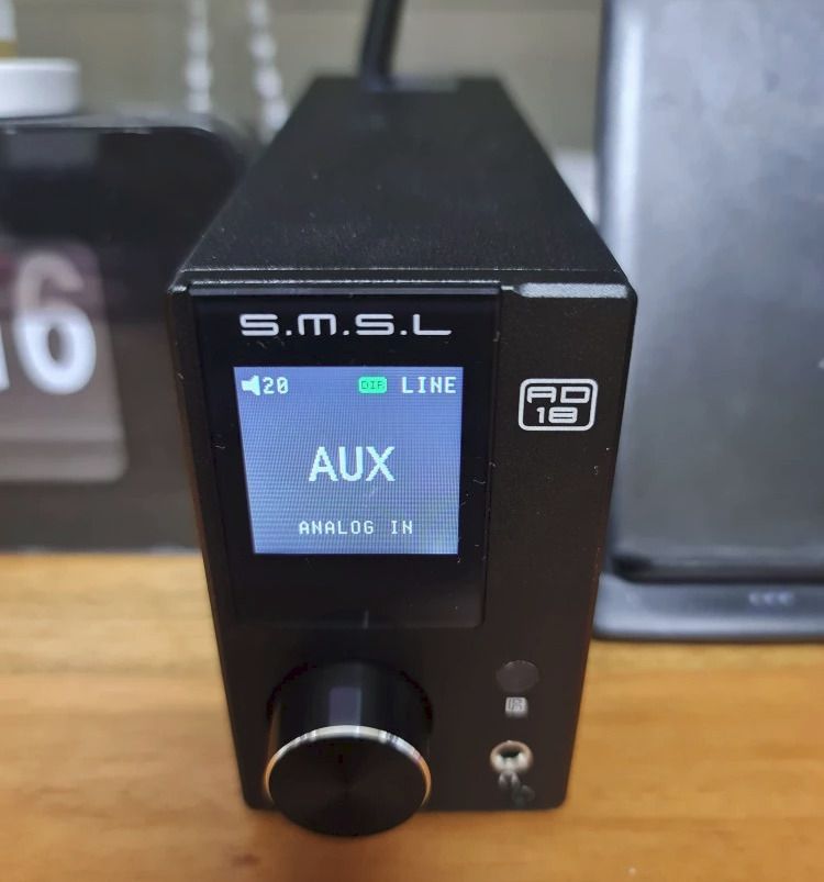SMSL AD18 DAC/AMP with Bluetooth and NFC, Audio, Other Audio Equipment on Carousell