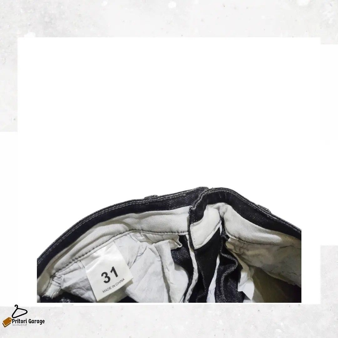 Soft Jeans Dry Denim Tian Shang Selvedge Skinny Fit Black Indigo Wash ...