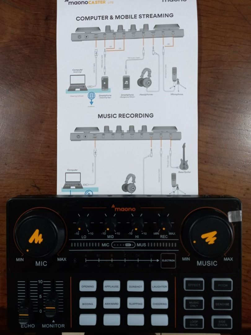 Sound card and cables, Audio, Other Audio Equipment on Carousell