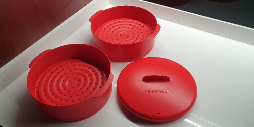 Steam-It container (Tupperware), Furniture & Home Living, Kitchenware ...