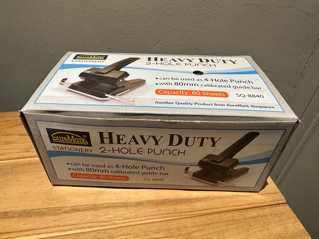 SureMark Heavy Duty Giant Holepuncher, Hobbies & Toys, Stationery ...