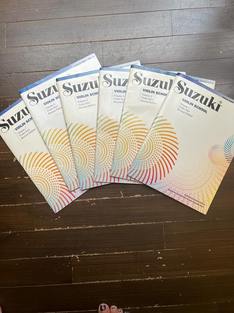 Suzuki violin books at $10 each, Hobbies & Toys, Music & Media, Music ...