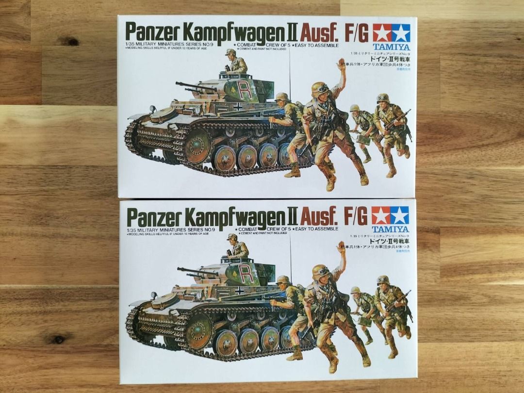 Tamiya 35009 1/35 Panzer Kampfwagen II Ausf. F/G, Hobbies & Toys, Toys ...