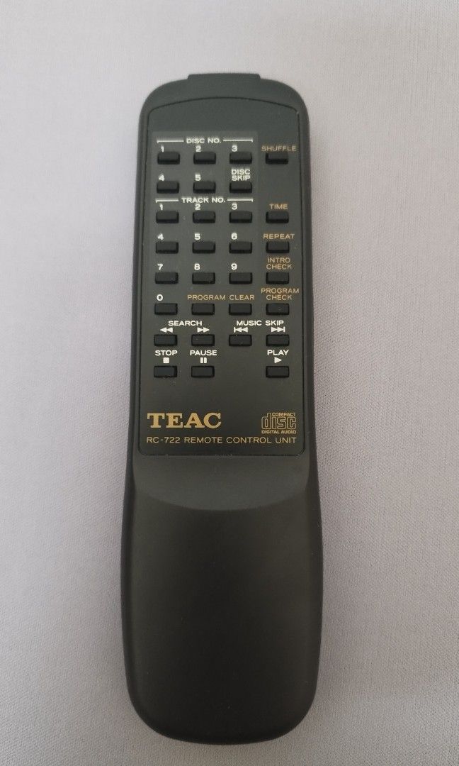 TEAC cd player remote control, Audio, Other Audio Equipment on Carousell