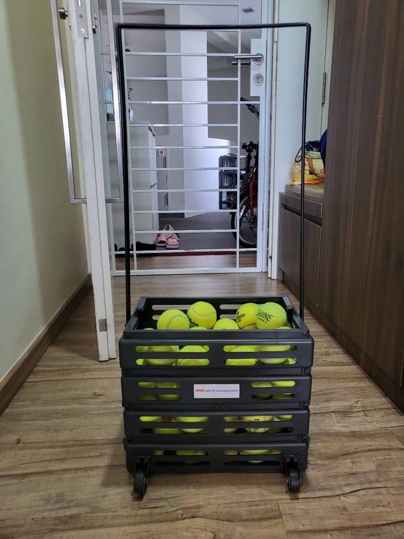Tennis ball stand and trolley, Sports Equipment, Sports & Games, Racket ...