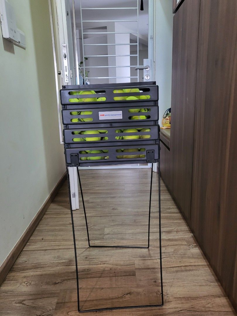 Tennis ball stand and trolley, Sports Equipment, Sports & Games, Racket ...