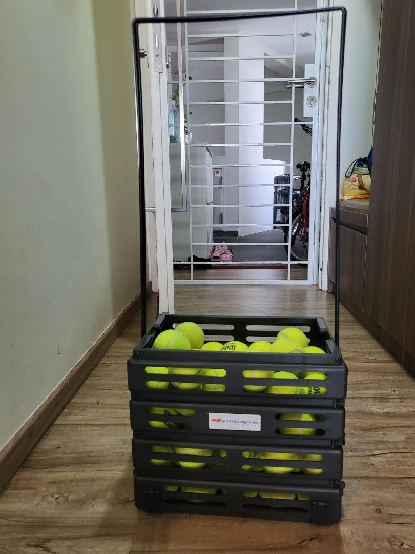 Tennis ball stand and trolley, Sports Equipment, Sports & Games, Racket ...