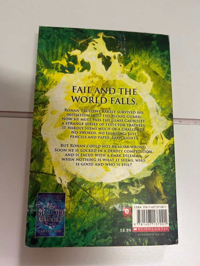 The Blood Guard The Glass Gauntlet by Carter Roy, Hobbies & Toys, Books ...