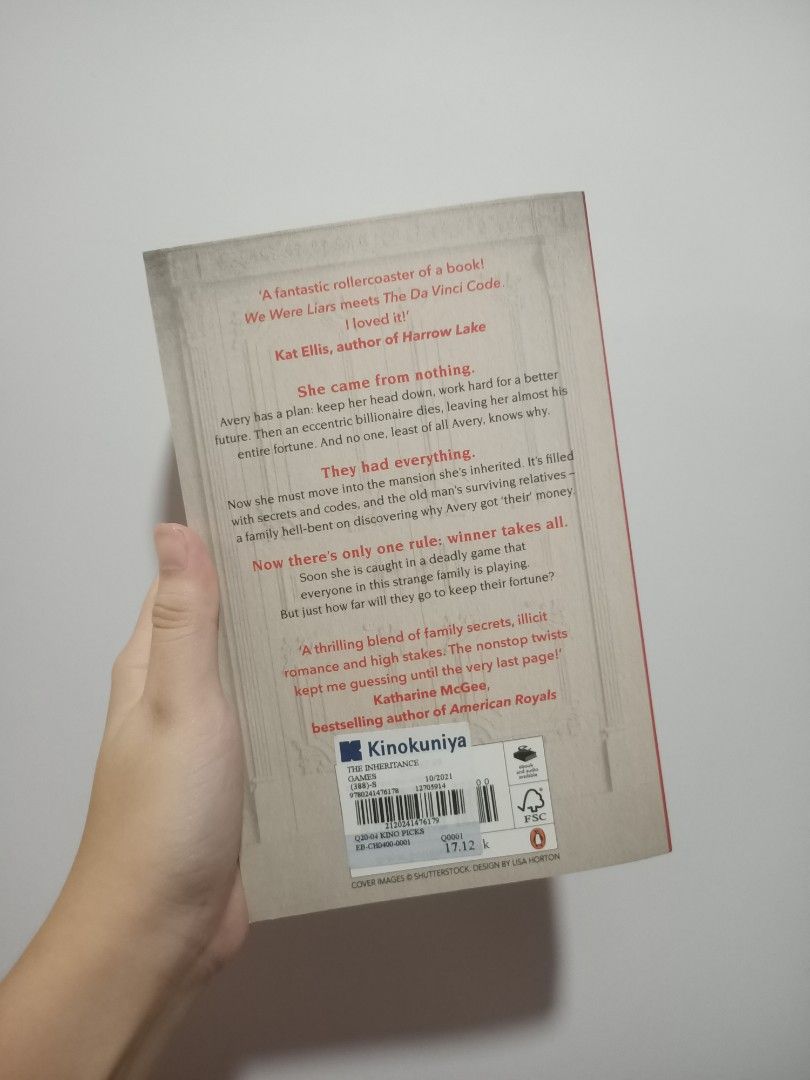 The Inheritance Games Trilogy by Jennifer Lynn Barnes, Hobbies & Toys ...