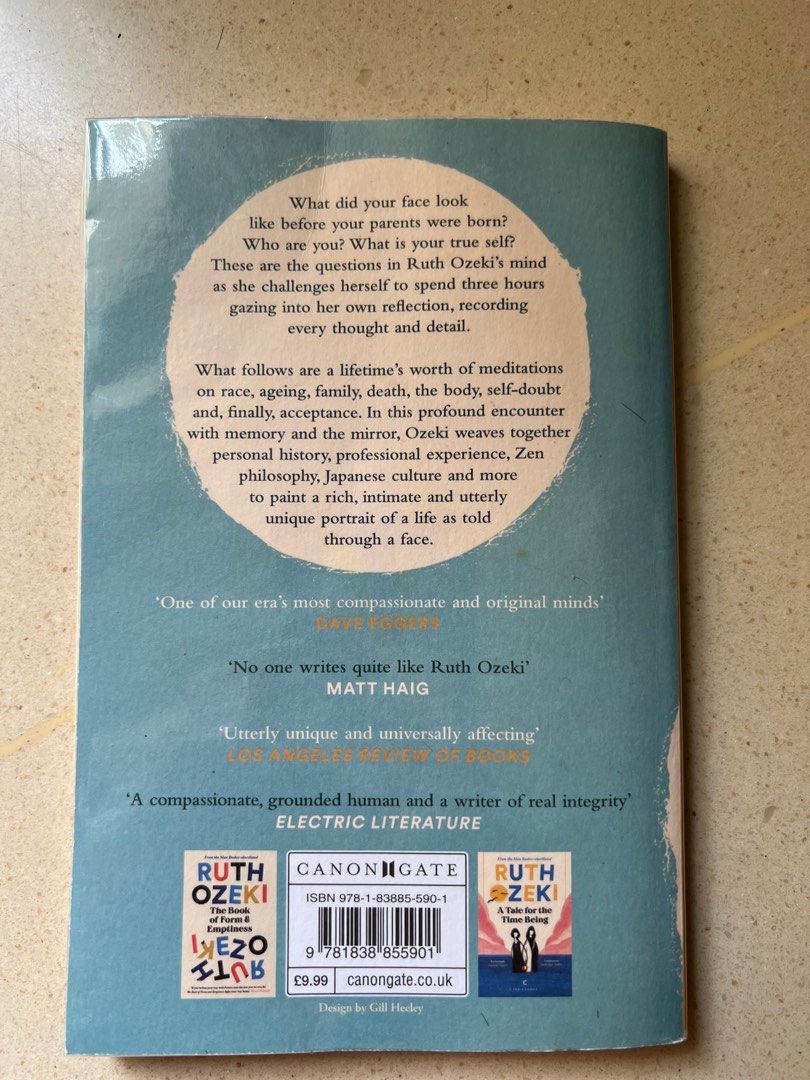 Timecode Of A Face by Ruth Ozeki, Hobbies & Toys, Books & Magazines, Fiction & Non-Fiction on ...