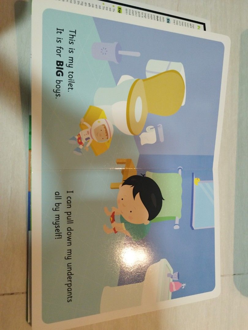 Toilet training book for boys with parents' toolkit, Hobbies & Toys ...