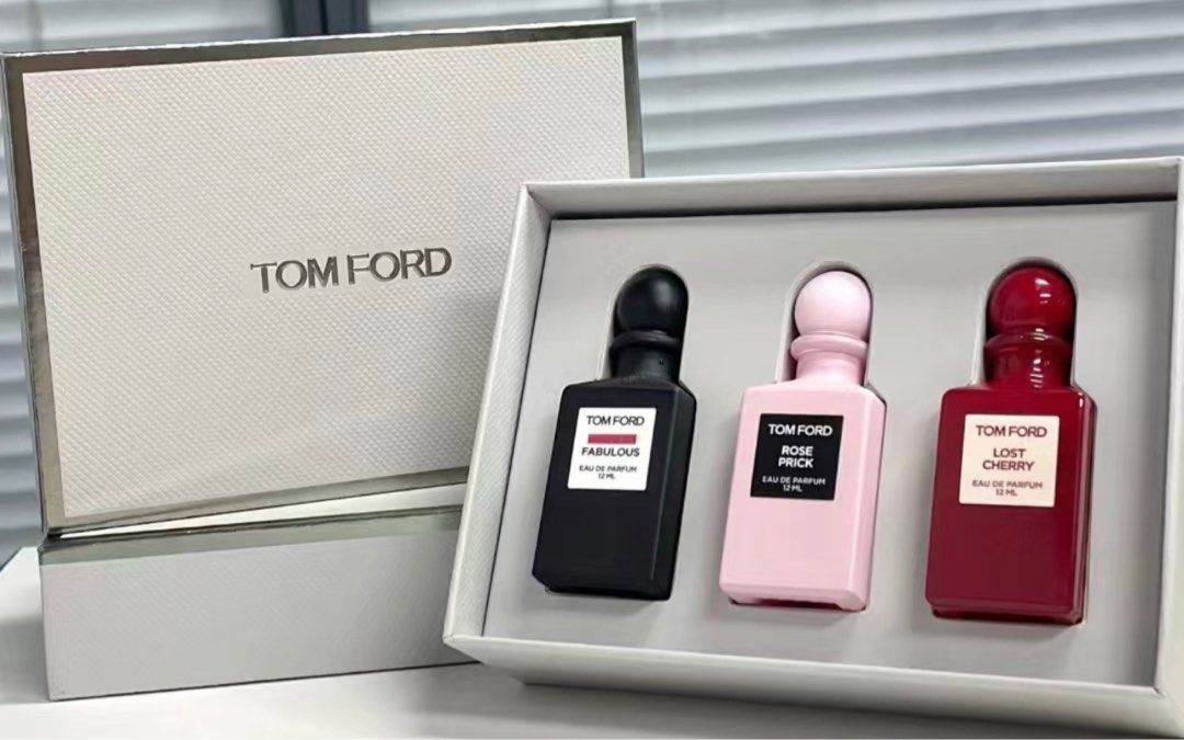 Tom Ford Perfume miniature gift set 12mlx3 scents TF, Beauty & Personal ...