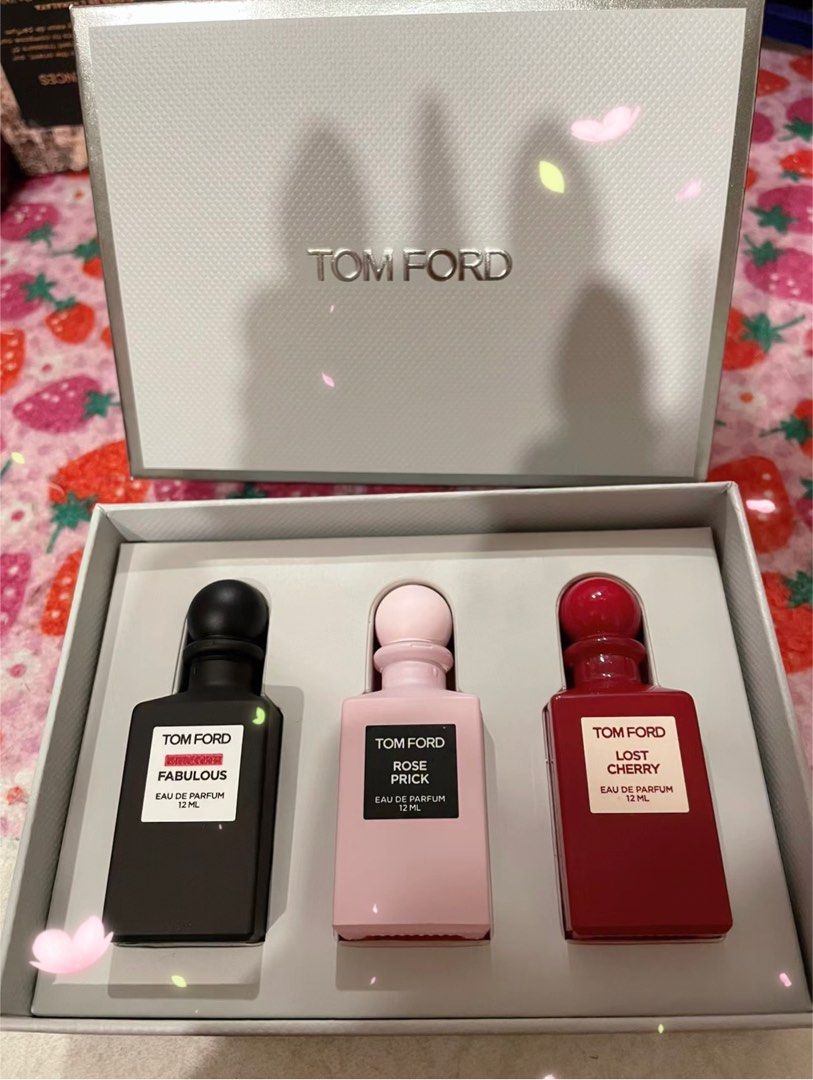 Tom Ford Perfume miniature gift set 12mlx3 scents TF, Beauty & Personal ...