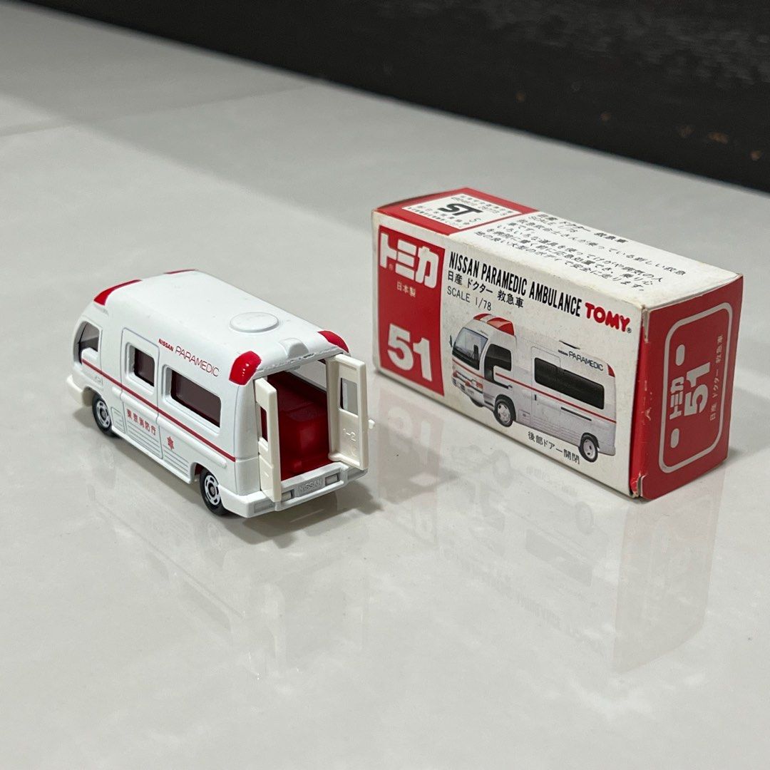 Tomica Made in Japan #51 Nissan Paramedic Ambulance, Hobbies & Toys ...