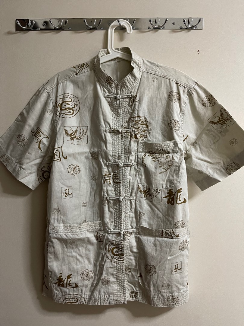 Traditional Chinese Han Fu Shirt, Men's Fashion, Tops & Sets, Formal ...