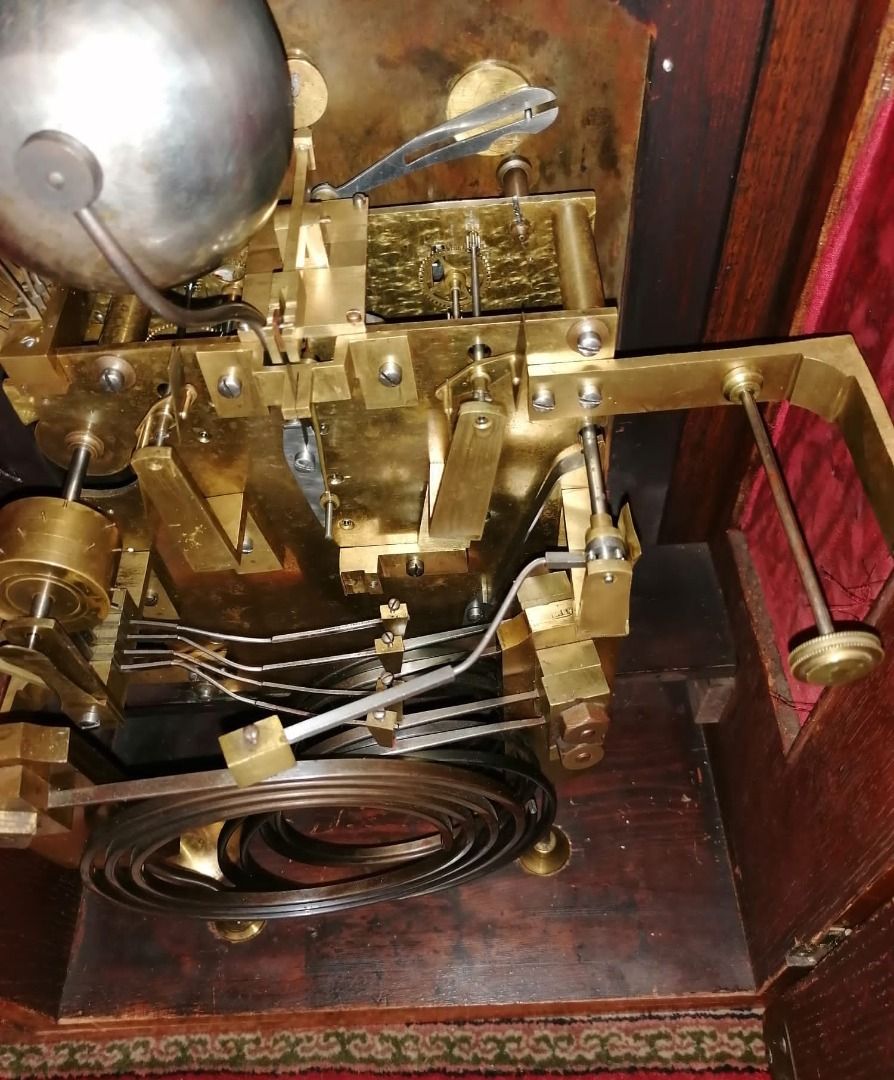 Triple Fusee Mantel Clock by Pearce & Sons, Hobbies & Toys, Memorabilia ...