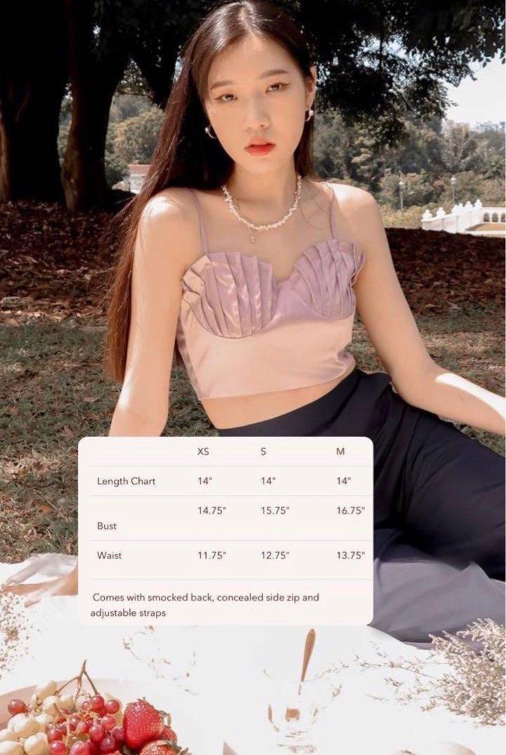 TSS seashell top, Women's Fashion, Tops, Sleeveless on Carousell